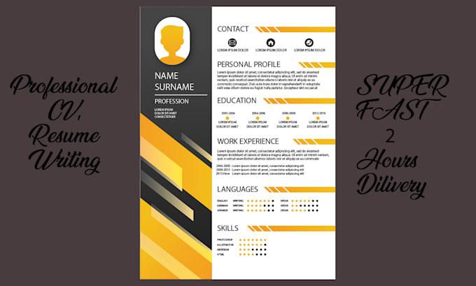 Provide you professional resume and cv writing services urgently by Afb_arts_lab | Fiverr
