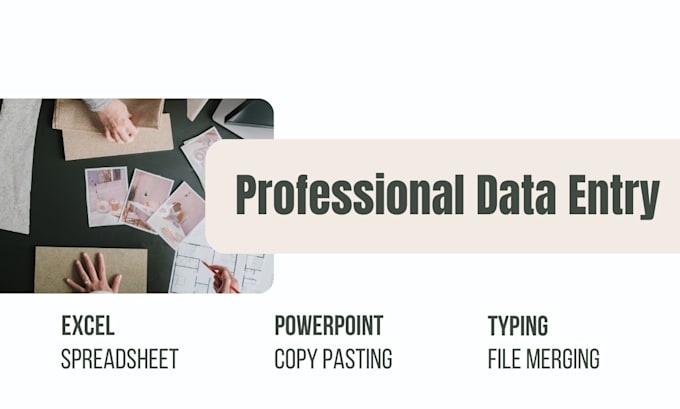 Do excel data entry, spreadsheet, pivot table, data entry by ...