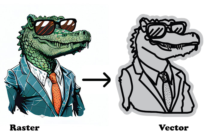 Vector tracing or redraw logo and picture manually in ai, png, svg by ...