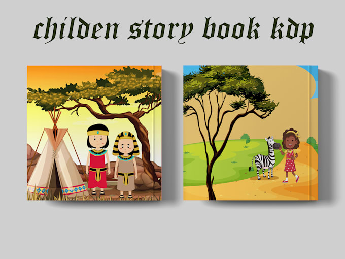 Cute children story book illustrations, children book cover by Al_bari ...