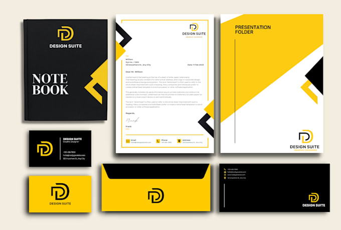Do letterhead, business cards and stationary designs by Design_suite ...