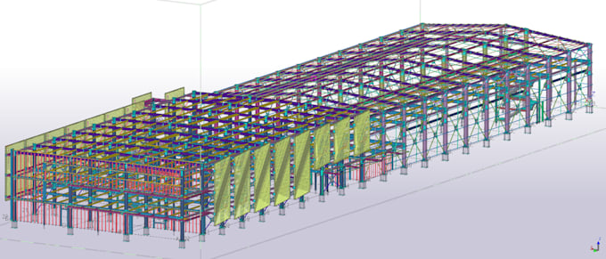 Steel detailing and modeling with tekla structure by Geofad | Fiverr