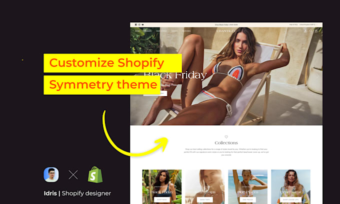 Setup and customize shopify symmetry theme by Html_wizard | Fiverr