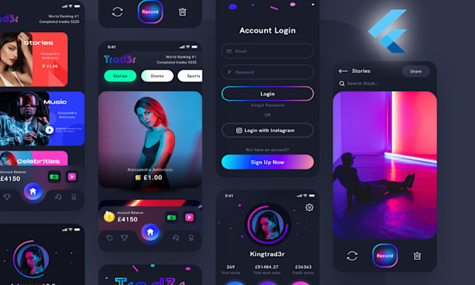 Design Professional Uiux In Flutter By Shirajdev Fiverr