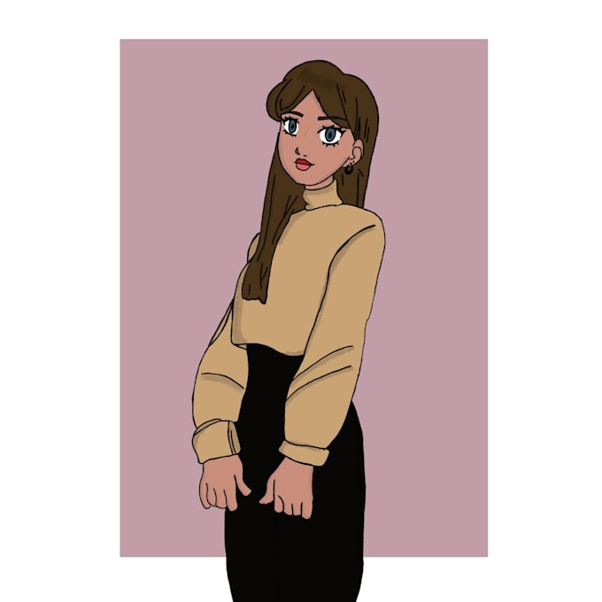 Draw your individual character by Foodieyuumi | Fiverr