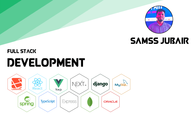 Create Web Application Using React Next Express Laravel Mongodb Mysql Etc By Samssjubair