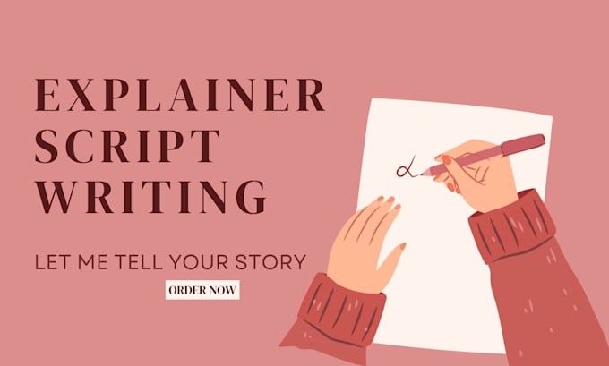 Write Your Explainer Video Script For You By Vicwrite112 Fiverr