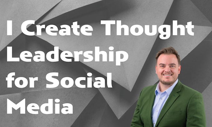 Write thought leadership social media posts by Stromcomm | Fiverr