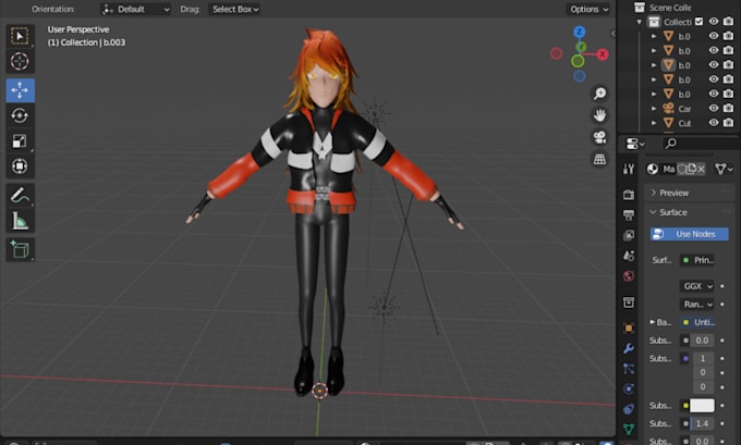 Create 3d model vrchat avatar furry vrchat avatar vr chat by Damiavi ...
