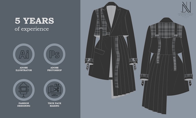 Do technical drawings, complete tech packs by Jn_designstudio | Fiverr