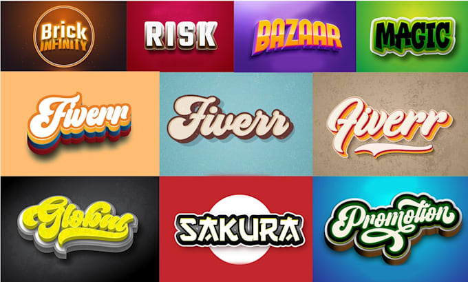 Design custom hand lettering, typography font logo, retro script ...