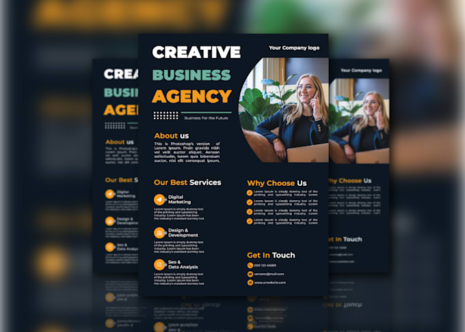 Create professional print ready flyer design by Designradu | Fiverr