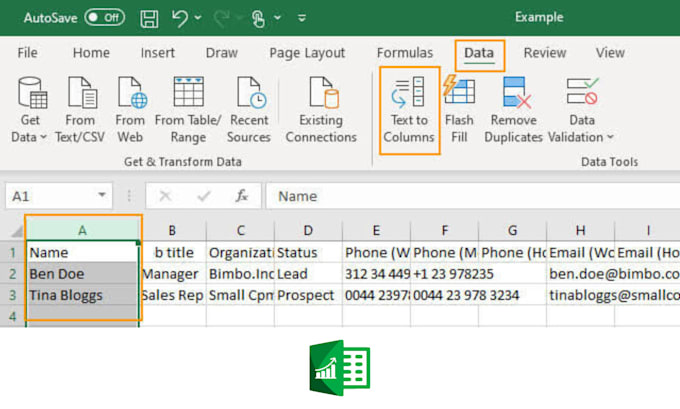 Separate data from single excel cell into multiple cells by Rutumundhe ...