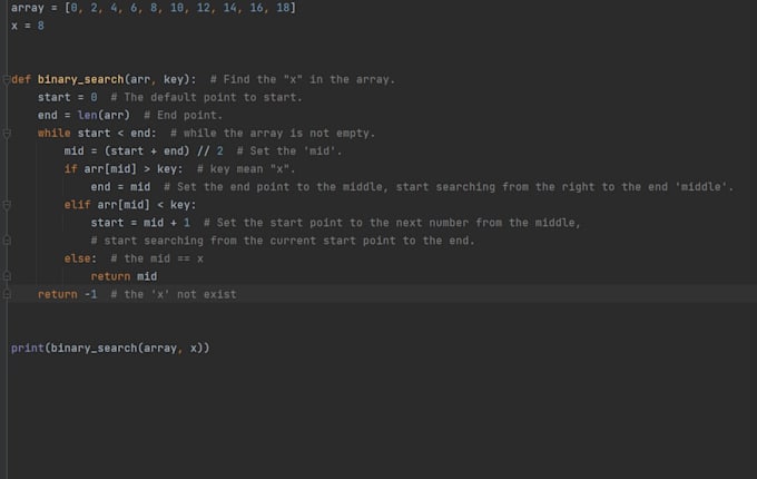 Review your python code by Tariqalharrasi | Fiverr