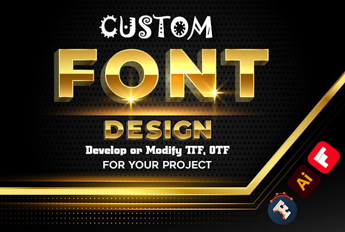 Design unique custom font in ttf or otf for you by Henrikstudio | Fiverr