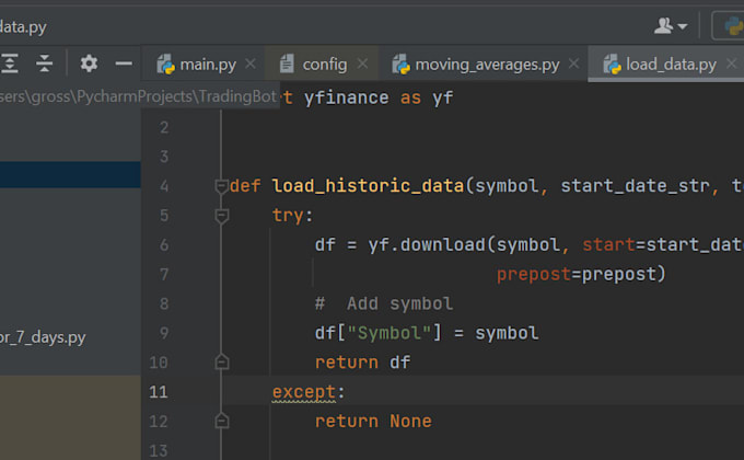 Write your python code by Nickgross00 | Fiverr