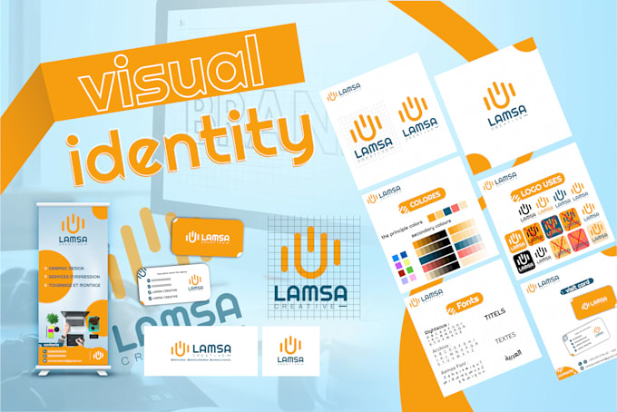 Create a perfect visual identity for your brand by Yacinhb | Fiverr