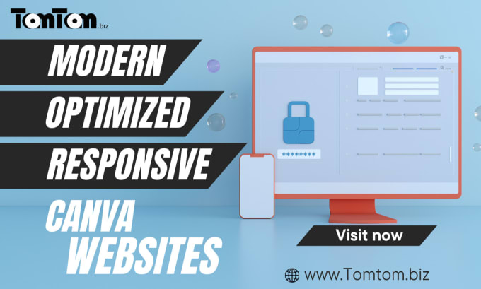 Design, develop and host responsive website using canva by Opltomtom ...