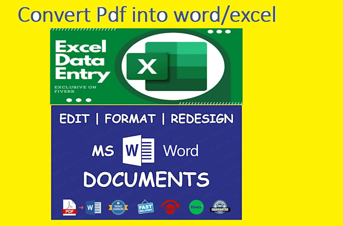 Do best data entry in excel word also copy paste work by Rabichauhan | Fiverr