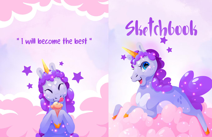 Design cute childrens workbook kids activity and workbook covers by ...