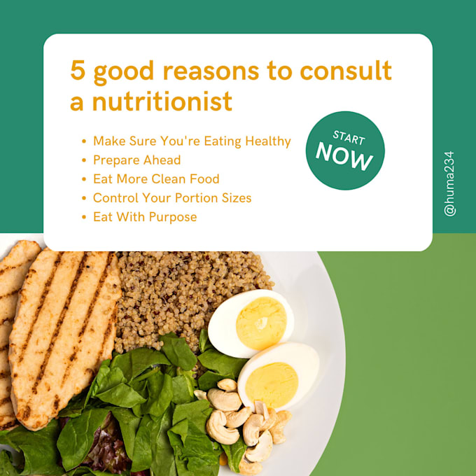 Make your customized diet plan to stay healthy and fit by Huma234 | Fiverr