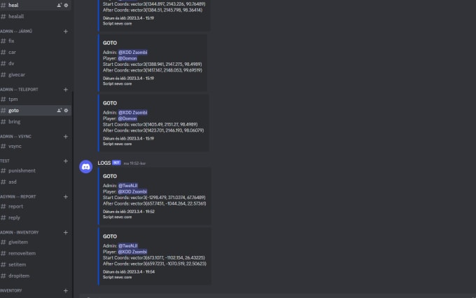 Help you make discord logs in fivem by Csnyizsombor | Fiverr