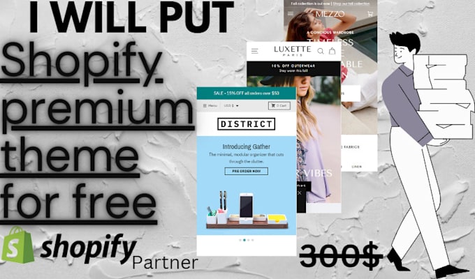Put premium shopify theme by Abdessamanass | Fiverr