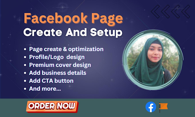 Create facebook page and setup by Nusratjahan45 | Fiverr