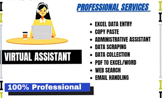 Be your professional reliable data entry virtual assistant by My_work ...