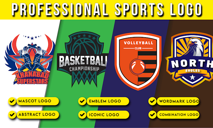 Create a dynamic sports logo for your team or league by Shayan_alyy ...