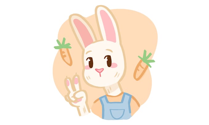 Draw a cute furry headshot in my unique style by Milenitaa | Fiverr