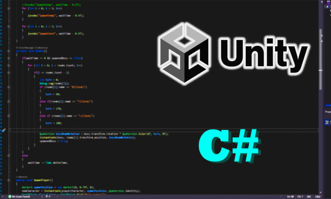 Develop A Custom Unity Script Or Fix Errors In Your Code By Sct224 Fiverr