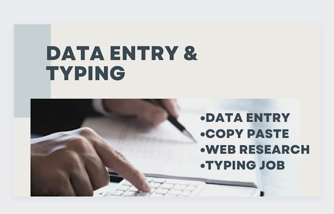 Do a data entry and typing task by Ainah05 | Fiverr