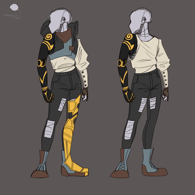 Do character concept art by Socorroxii | Fiverr