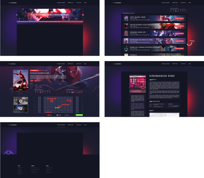 Design aesthetic website project in figma by Cyferak | Fiverr