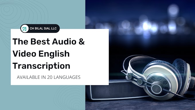 Do audio and video english transcription by Ch_bilal_jatt | Fiverr