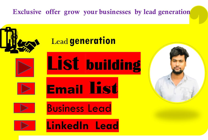 Do b2b lead generation and list building data scraping, by ...