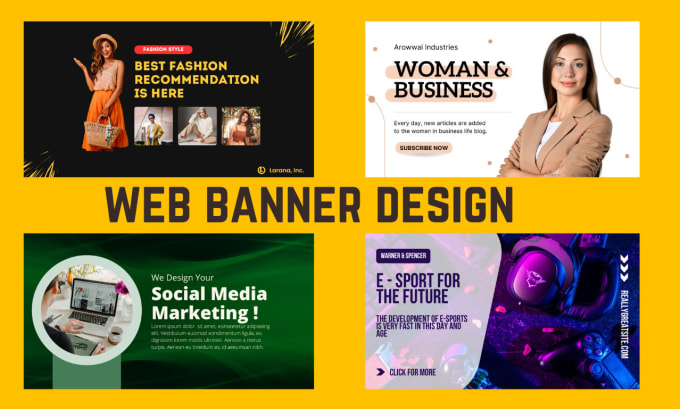 Design custom website banners that elevate your brand by Yousaf42 | Fiverr Design custom website banners that elevate your brand by Yousaf42 | Fiverr