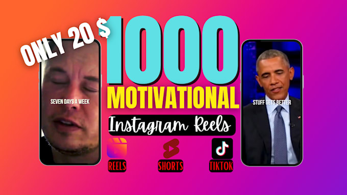 Create professional motivational instagram reels and youtube shorts by Milinaskar | Fiverr