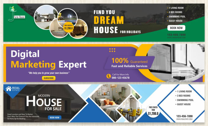 Design outstanding special banners by Khurramdesigner | Fiverr