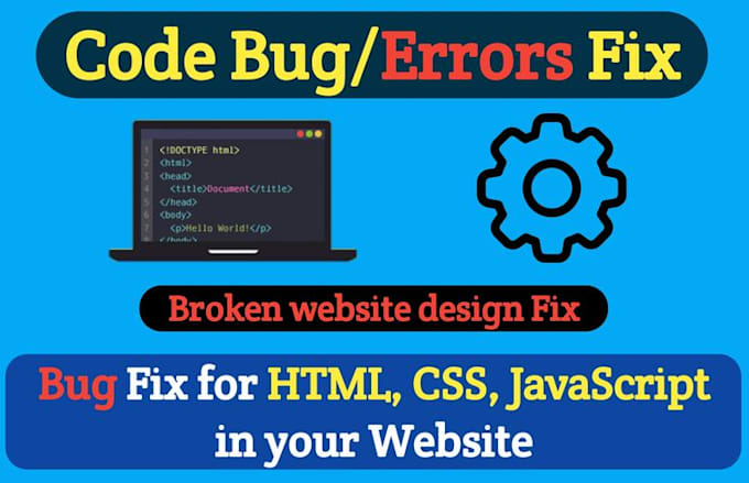 Fix small bugs in html css javascript by Maparekh | Fiverr Fix small bugs in html css javascript by Maparekh | Fiverr