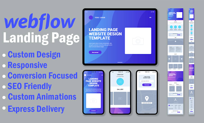 Design and develop webflow landing page by Zille5 | Fiverr