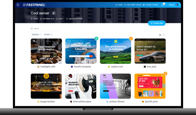 Install fastpanel to your vds by Arkentos3 | Fiverr