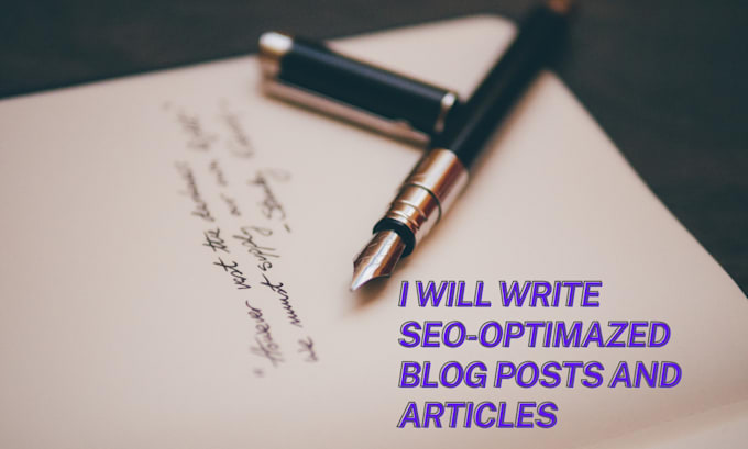 Write your seo professional articles and bolgs by Ibrahimhachine | Fiverr