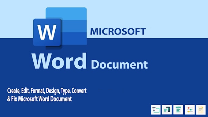 Create,edit,format and design microsoft word document by Graphicabode ...