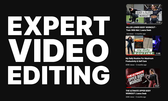 Create an epic edit for your youtube channel by Joe_carman | Fiverr