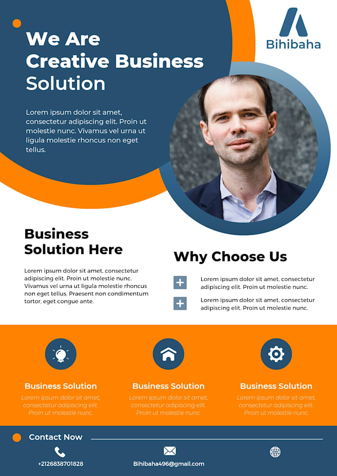 Creat for you professional flyer for you business by Bingombarek | Fiverr