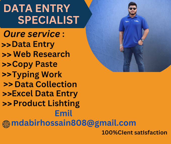 Do emil collection,data entry and web research specialist by Mdabirhossai923 | Fiverr