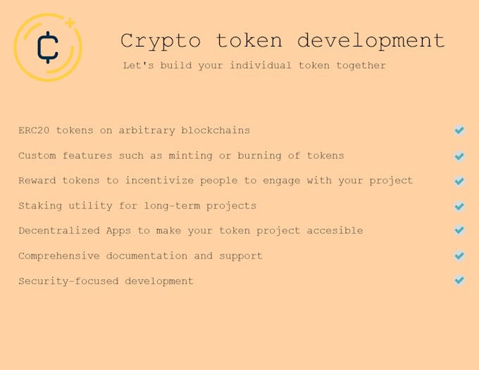 Build the crypto token that fits your individual needs by Trickzter95 | Fiverr