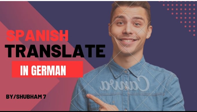 Spanish language translate in german by Blackbeard20 | Fiverr